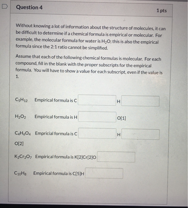 Solved Question 4 1 pts Without knowing a lot of information | Chegg.com Solved Question 4 1 pts Without knowing a lot of information | Chegg.com