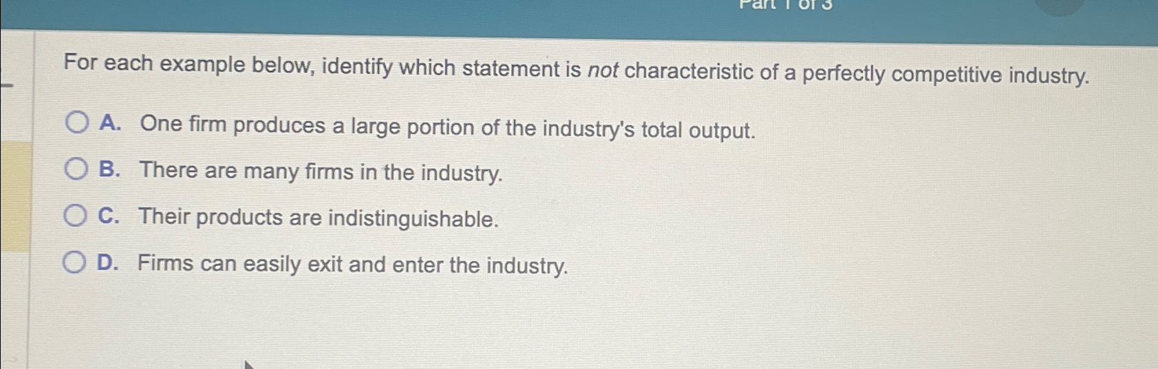 Solved For each example below, identify which statement is | Chegg.com