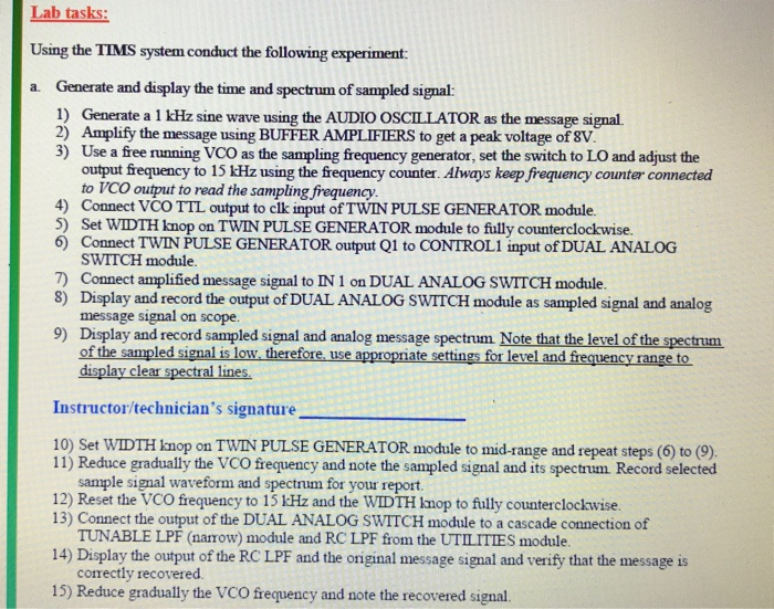 1/ draw diagram that shows the sampling operation | Chegg.com