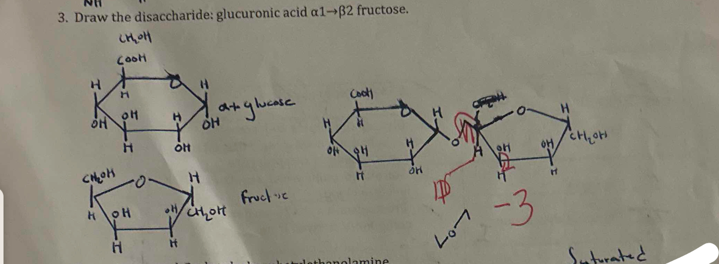 Solved The following trisaccharide consists only of | Chegg.com