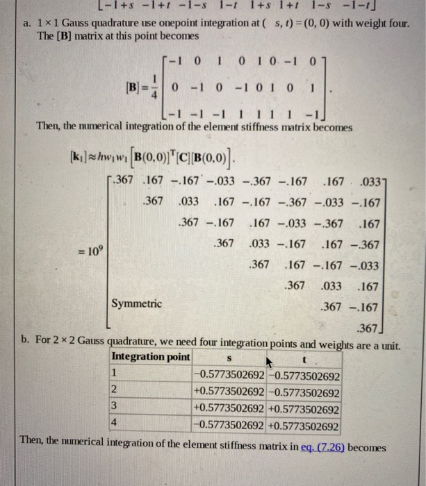1. Consider a quadrilateral element shown in Figure | Chegg.com