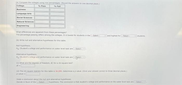 Solved The following drawing illustrates the water-level | Chegg.com