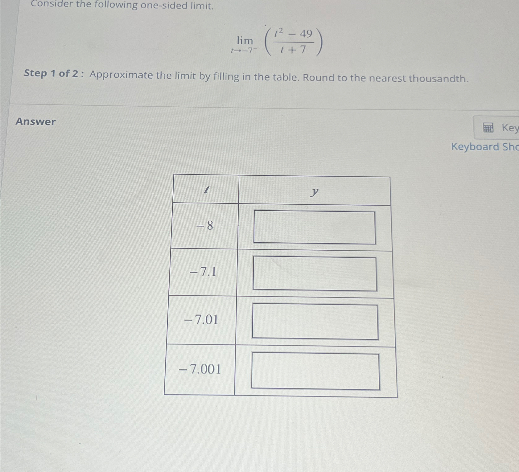 Solved Consider the following one-sided | Chegg.com