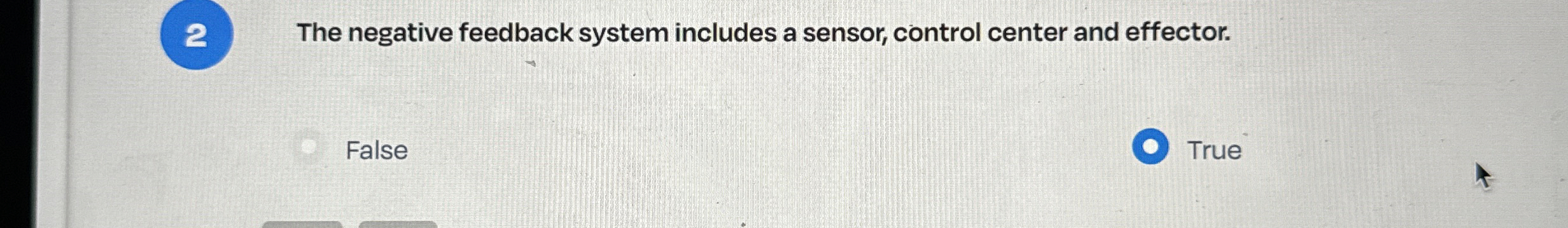 Solved 2 ﻿The negative feedback system includes a sensor, | Chegg.com