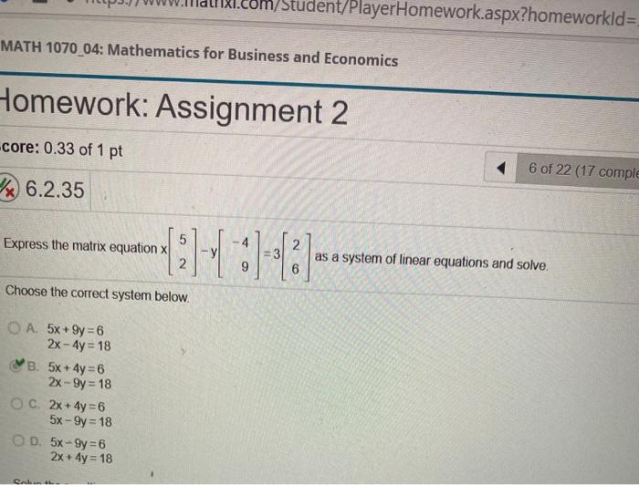 Solved Student/Player Homework.aspx?homeworkld= MATH 1070 | Chegg.com