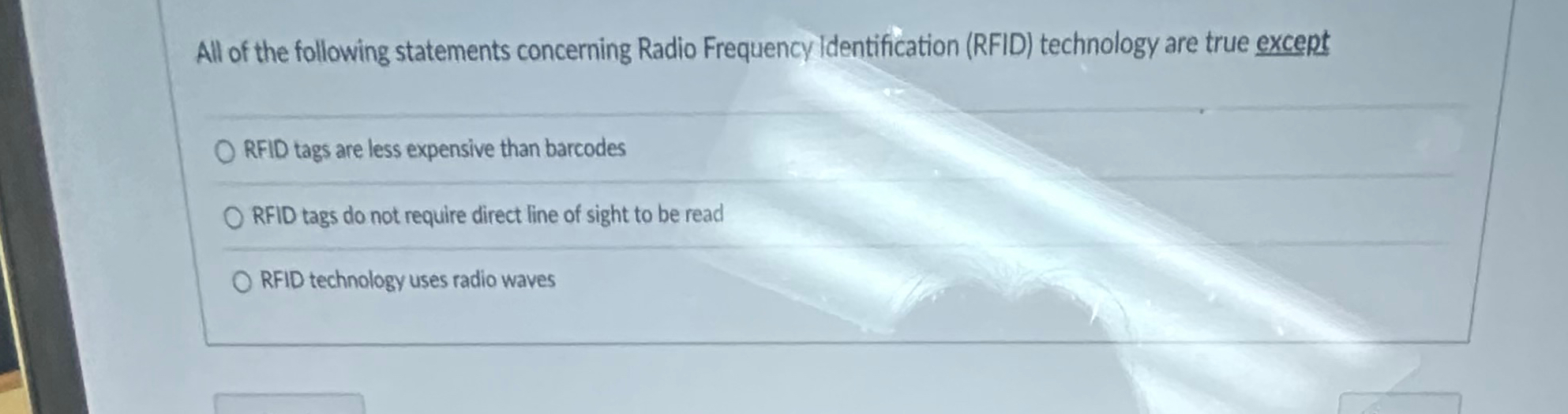 Solved All of the following statements concerning Radio | Chegg.com