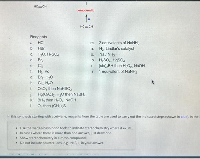 Solved The below synthesis was designed using the Organic | Chegg.com