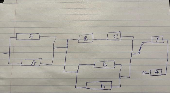 Solved Four types of components are used at the following | Chegg.com
