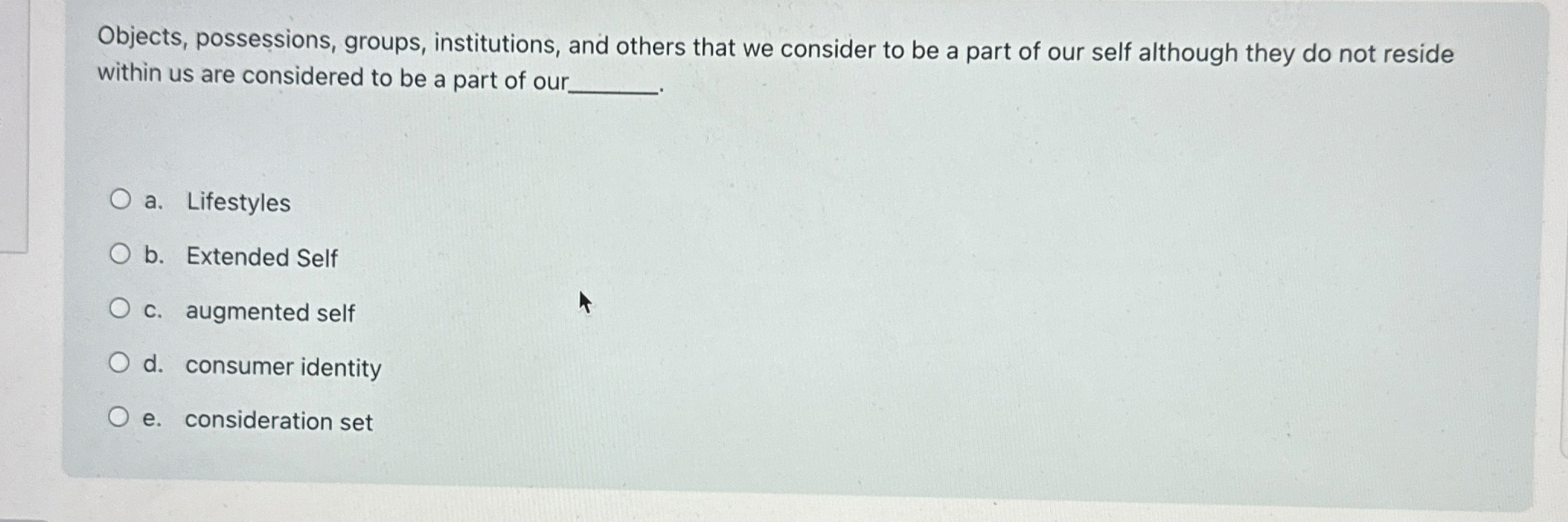 Solved Objects, possessions, groups, institutions, and | Chegg.com