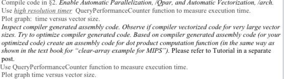 Solved Compile Code In 2 Enable Automatic Parallelization 1795