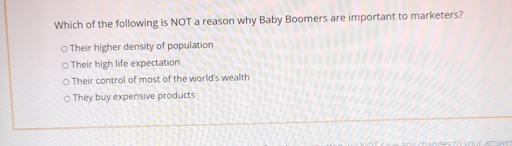 Solved Which of the following is NOT a reason why Baby | Chegg.com