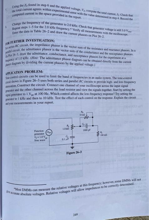 Solved 26 Parallel RC Circuits OBJECTIVES: 1. 2. After | Chegg.com