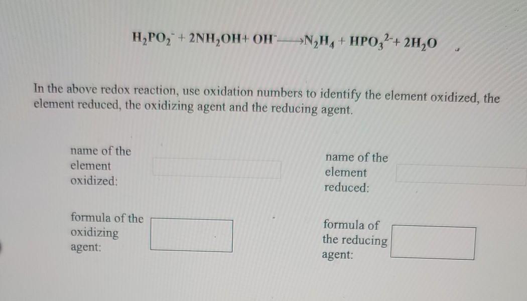 Solved 250,-- +2Pb+H2O +8,0,2- + 2HPbO2 In the above redox | Chegg.com