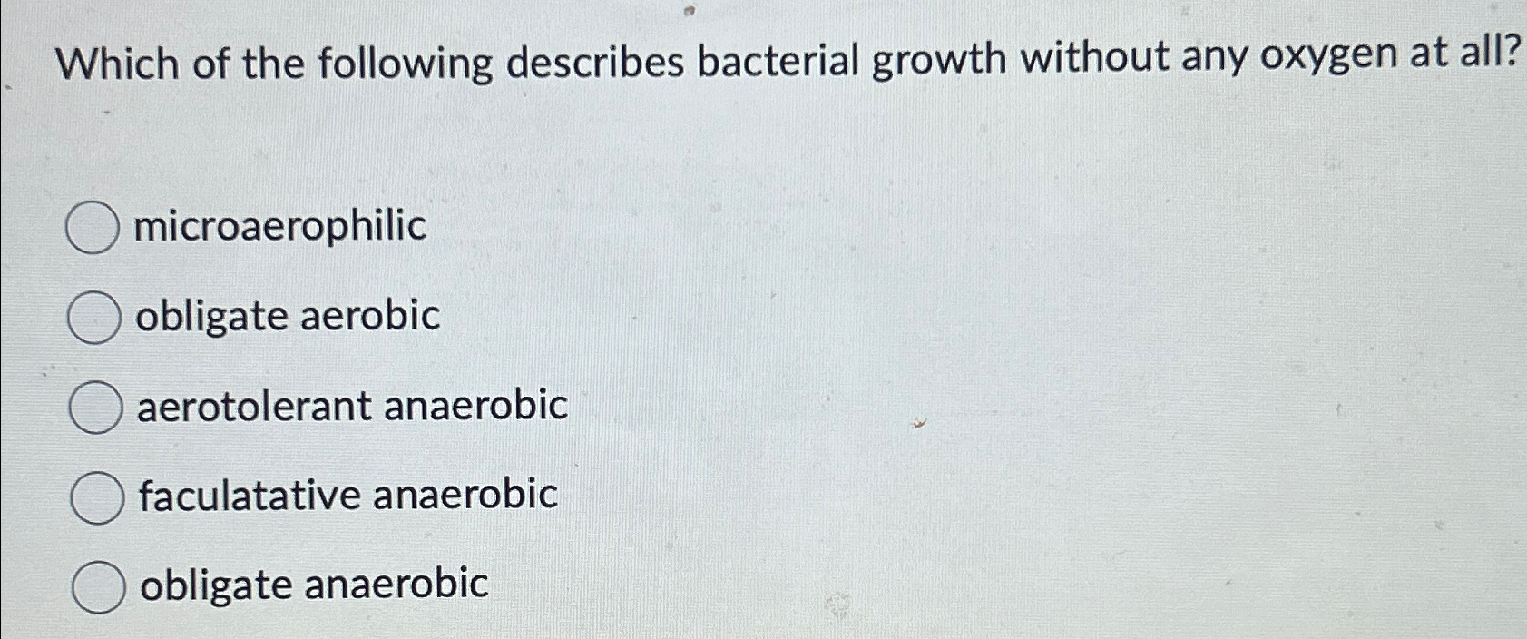 Solved Which of the following describes bacterial growth | Chegg.com