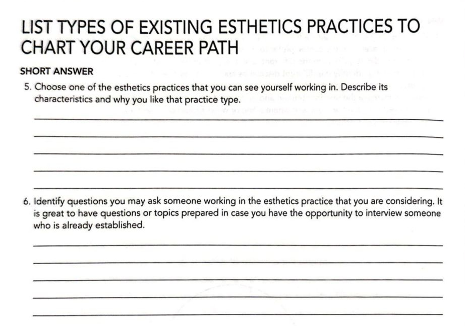 Solved CHART YOUR CAREER PATHSHORT ANSWERChoose one of the | Chegg.com