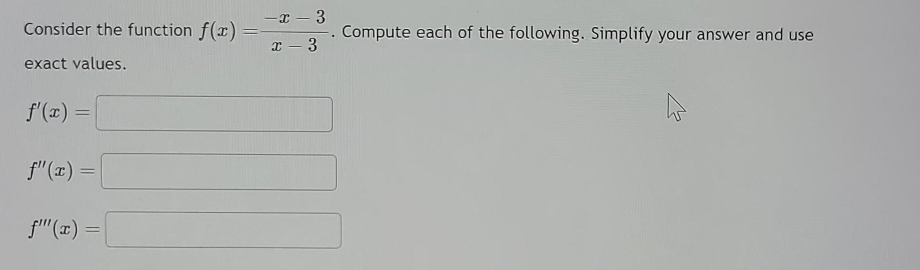 Solved 2.4 product quotient rules, please help with all | Chegg.com
