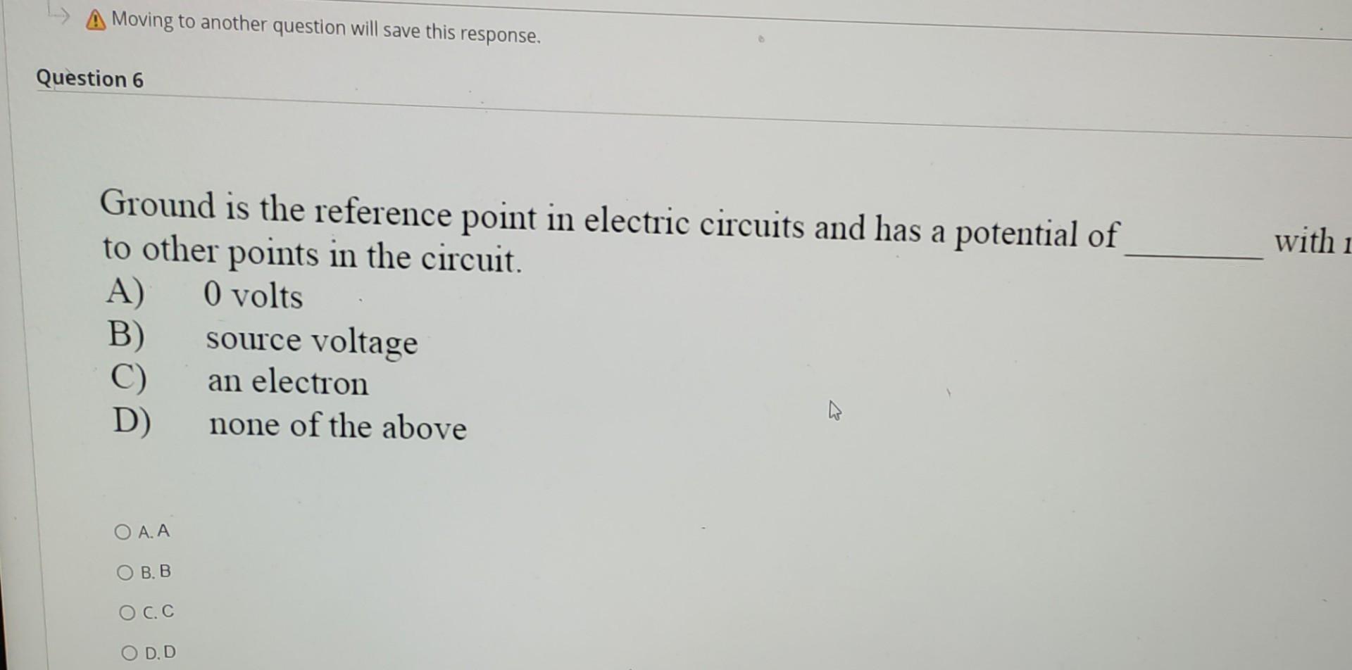 Solved Ground is the reference point in electric circuits | Chegg.com