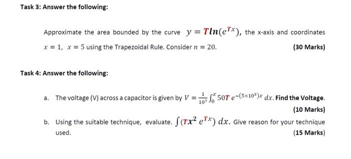 Solved T= 45 and there are solutions for the 4 questions! | Chegg.com