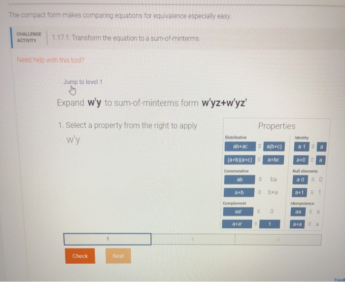 Solved The compact form makes comparing equations for | Chegg.com