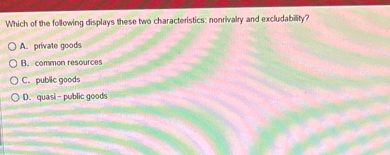 Solved Which of the following displays these two | Chegg.com