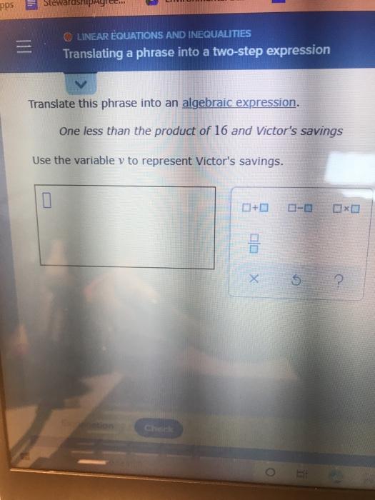 Solved pps Stewa © LINEAR EQUATIONS AND INEQUALITIES | Chegg.com