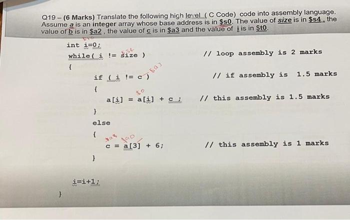 Solved 18-(3 Marks) Program tracios: Given the following | Chegg.com