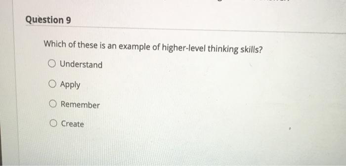 Solved ion 9 Which Of These Is An Example Of Higher Chegg