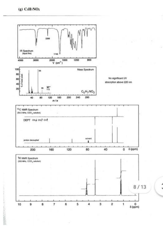 Solved Assign structures for the following 9 compounds based | Chegg.com
