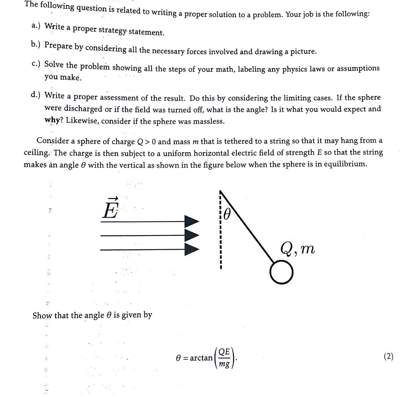 Solved The following question is related to writing a proper | Chegg.com