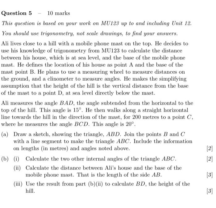 Solved Questlon 5 - 20 marks Throughout this question, take | Chegg.com