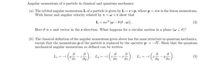 Solved A5.3) This is graduate level math methods in physics. | Chegg.com