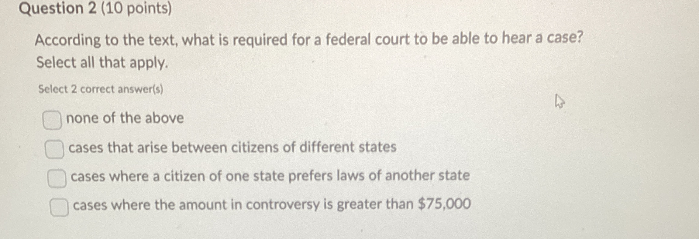 Solved Question 2 (10 ﻿points)According to the text, what is | Chegg.com