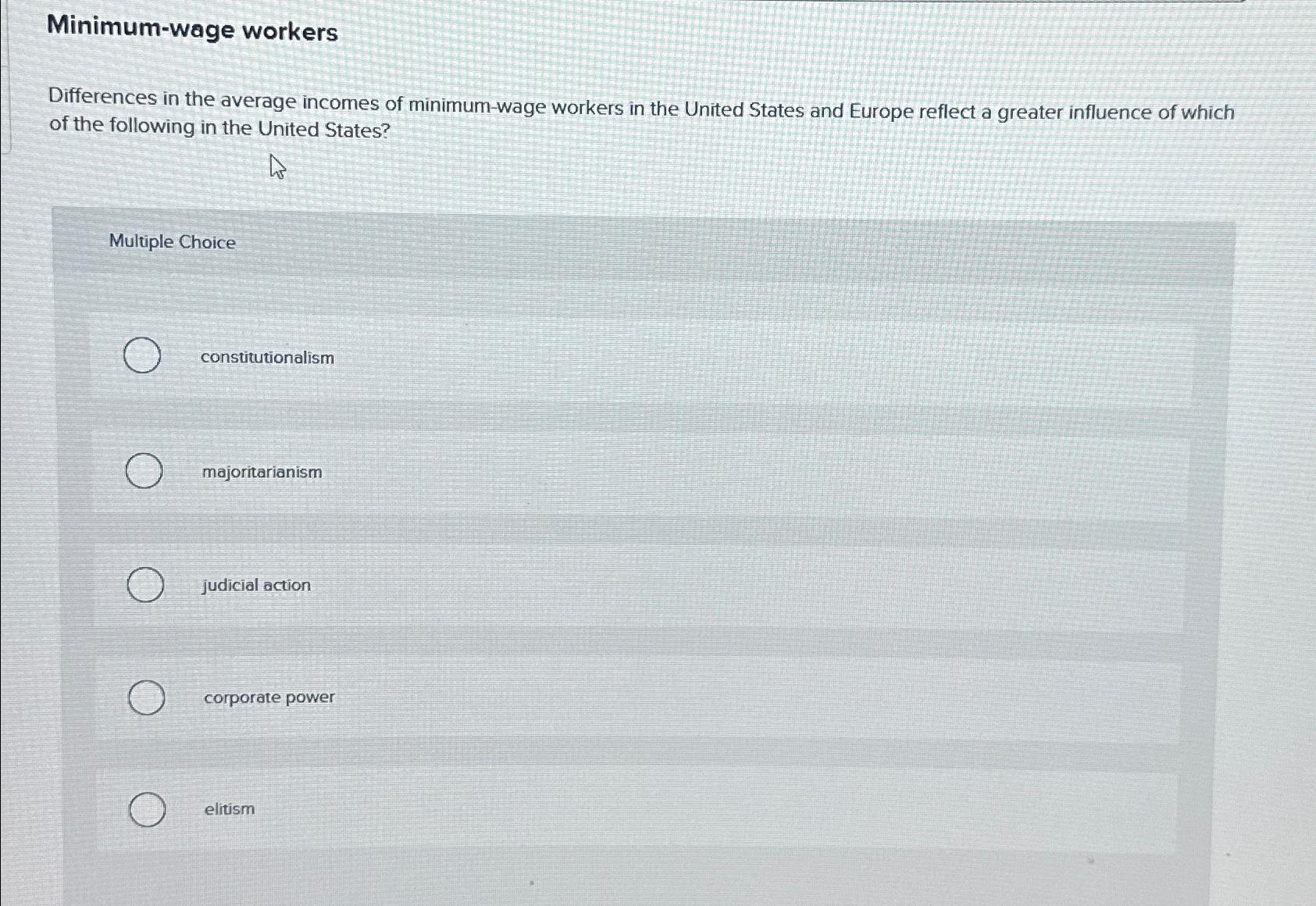 Solved Minimum-wage workersDifferences in the average | Chegg.com