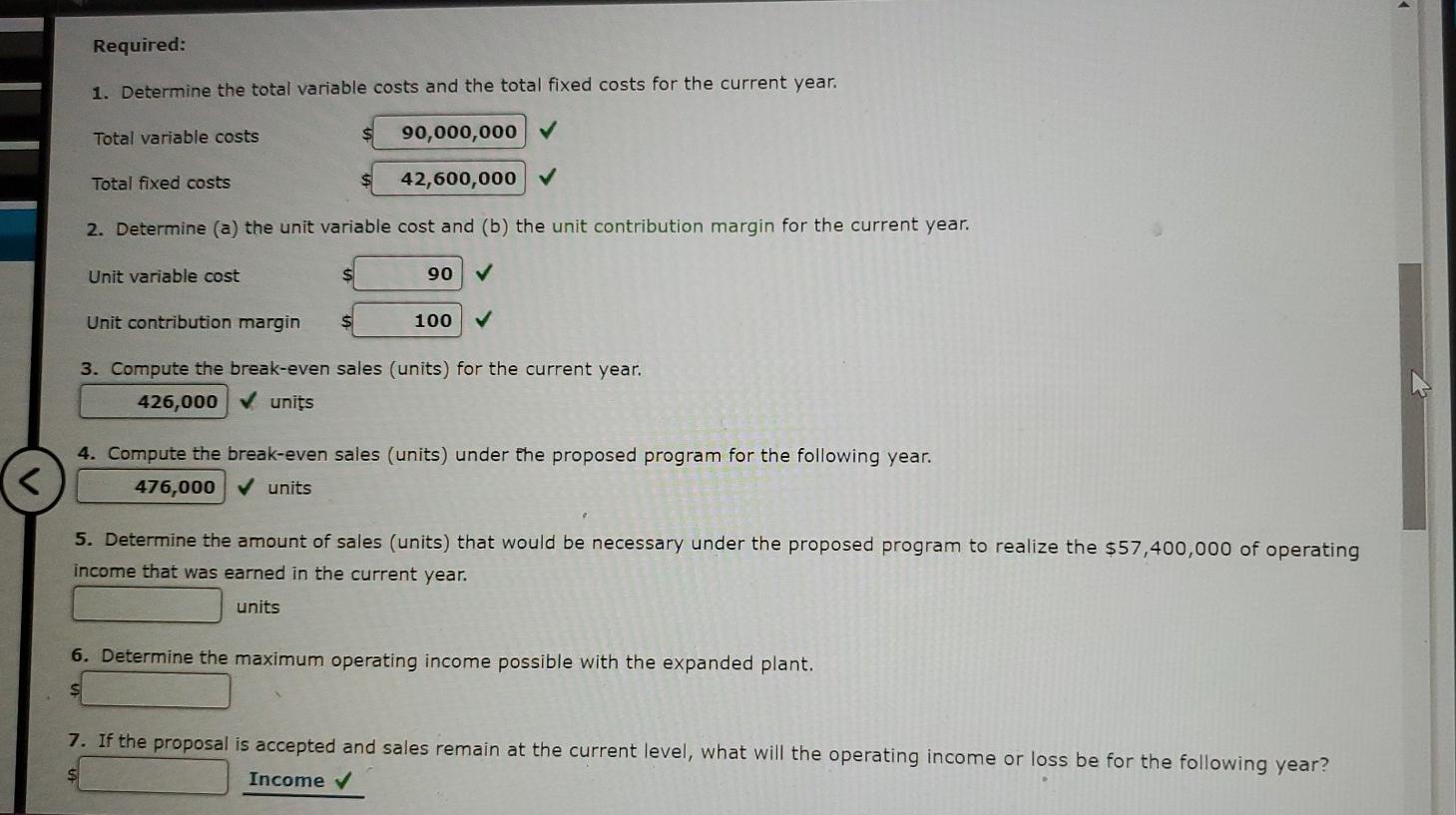 Solved $190,000,000 Sales Cost of goods sold (101,000,000) | Chegg.com
