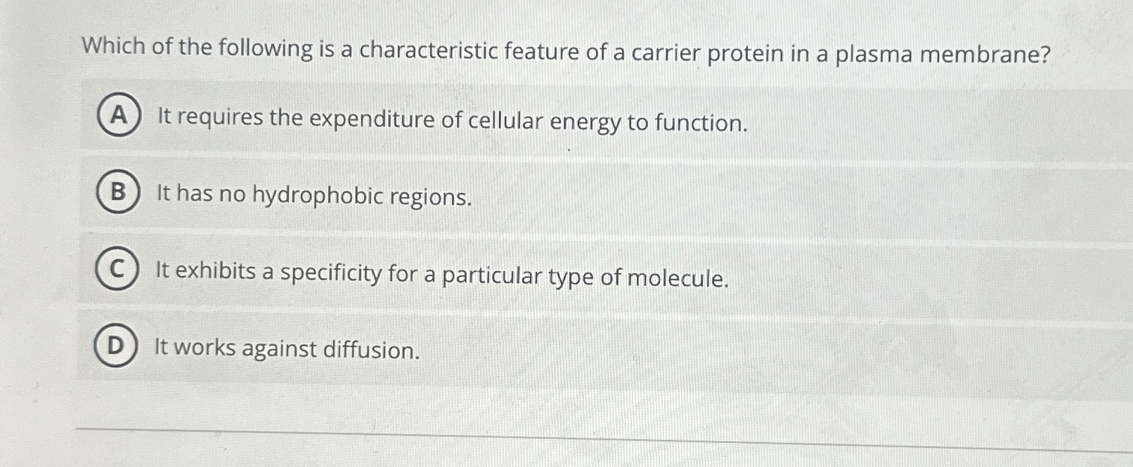 Solved Which of the following is a characteristic feature of | Chegg.com