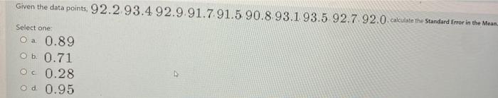 Solved Given the data points, | Chegg.com