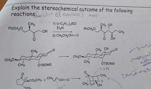 Solved Explain the stereochemical outcome of the following | Chegg.com