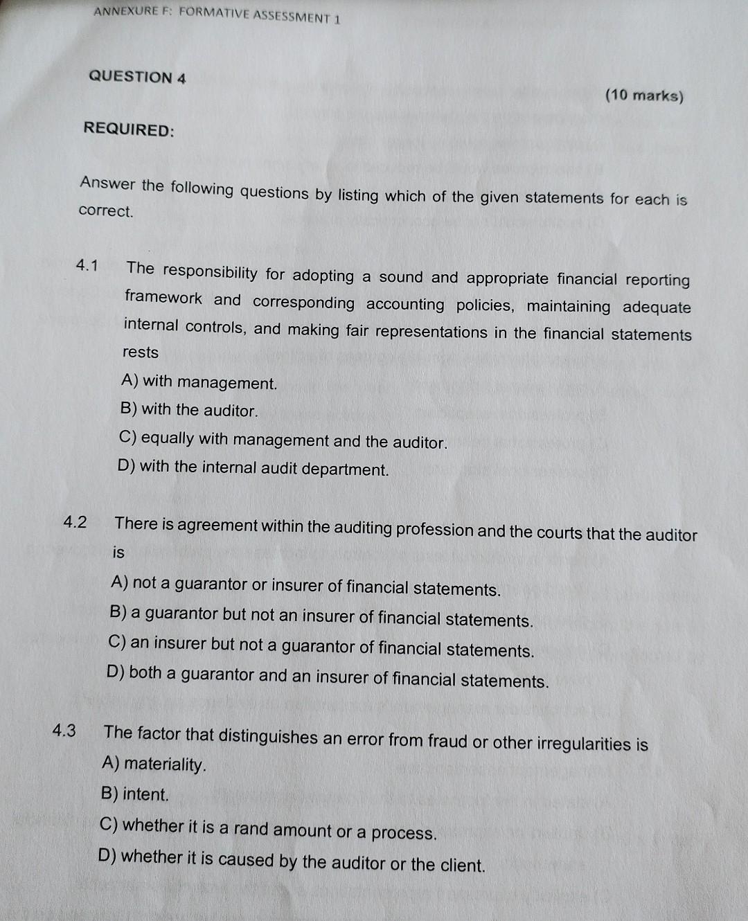 Solved (10 marks) REQUIRED: Answer the following questions | Chegg.com