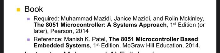 Solved Book Required: Muhammad Mazidi, Janice Mazidi, and | Chegg.com