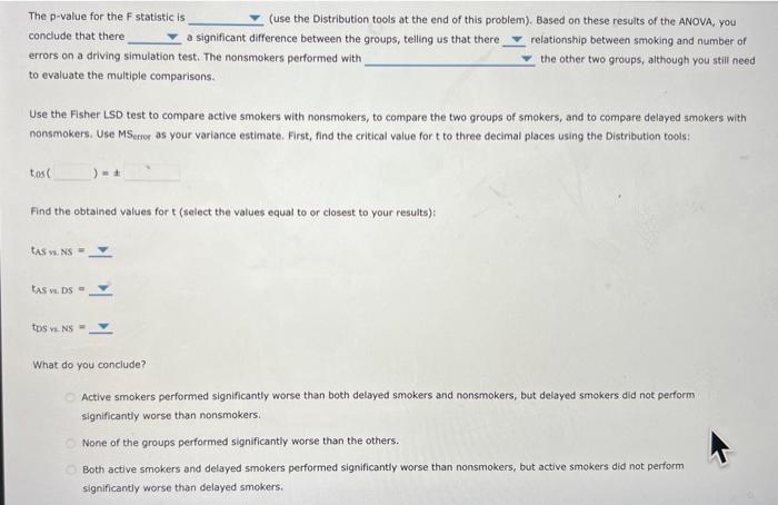 In the last of several experiments on the effect of | Chegg.com