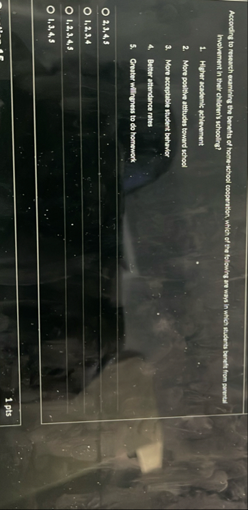 Solved According to research examining the benefts of | Chegg.com