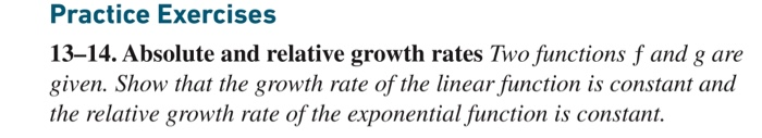 Solved Practice Exercises 13–14. Absolute and relative | Chegg.com