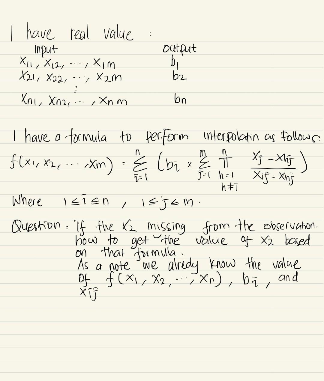 Solved X11x12⋯x1mx21x22⋯x2mxn1xn2⋯xnmb1b2bn I Have
