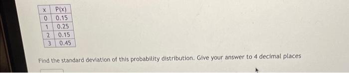 Solved The following table shows the number of people that | Chegg.com
