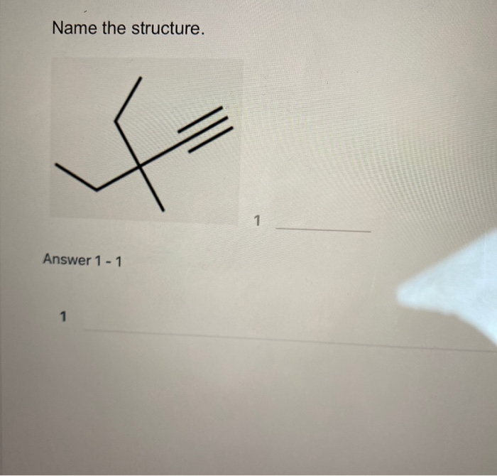 Solved Name the structure. Br 1 Answer 1 - 1 1 Name the | Chegg.com