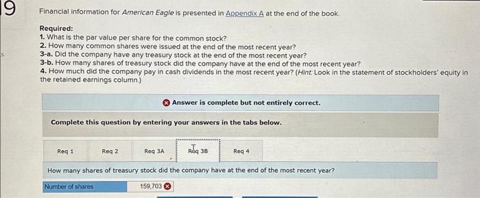 Solved Financial information for American Eagle is presented | Chegg.com