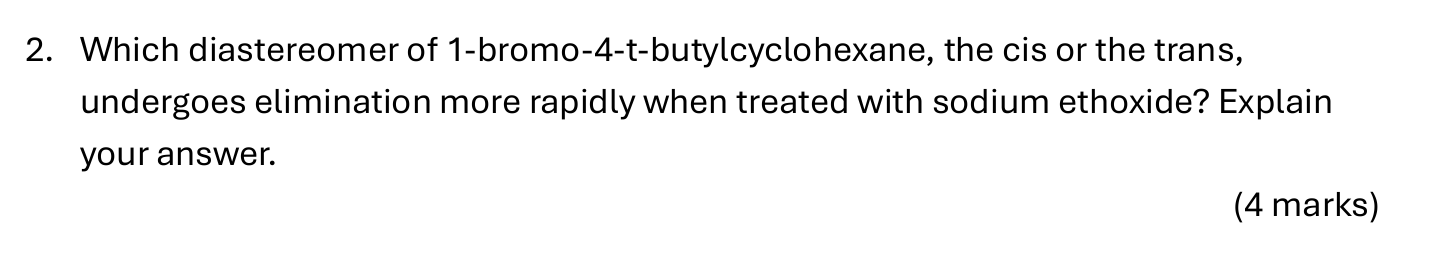 Solved 2. ﻿Which diastereomer of | Chegg.com