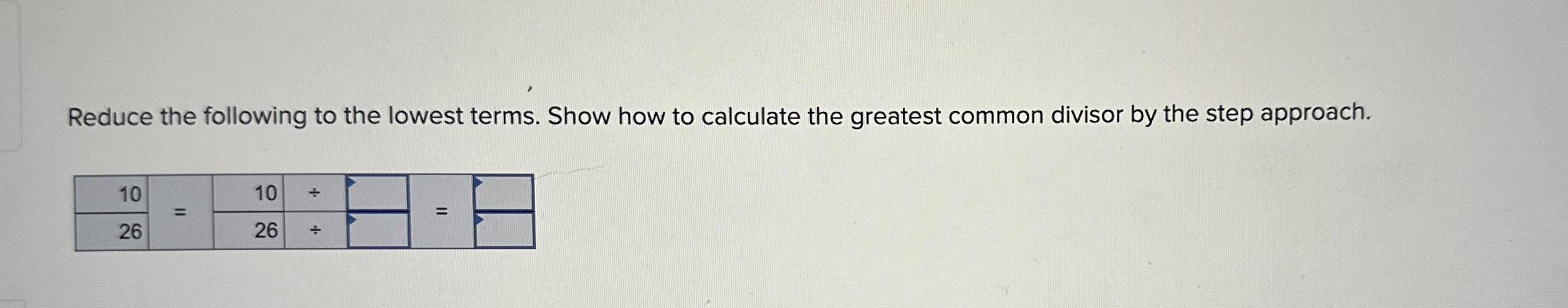Reduce the following to the lowest terms. Show how to | Chegg.com