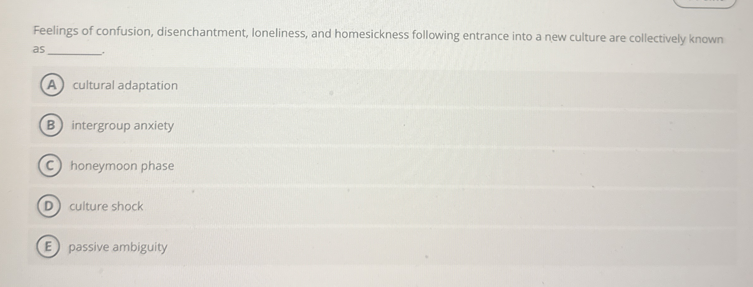 Solved Feelings of confusion, disenchantment, loneliness, | Chegg.com