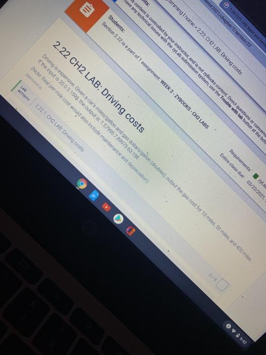 Solved Section 2.22 is a part of 1 assignment: WEEK 2. | Chegg.com